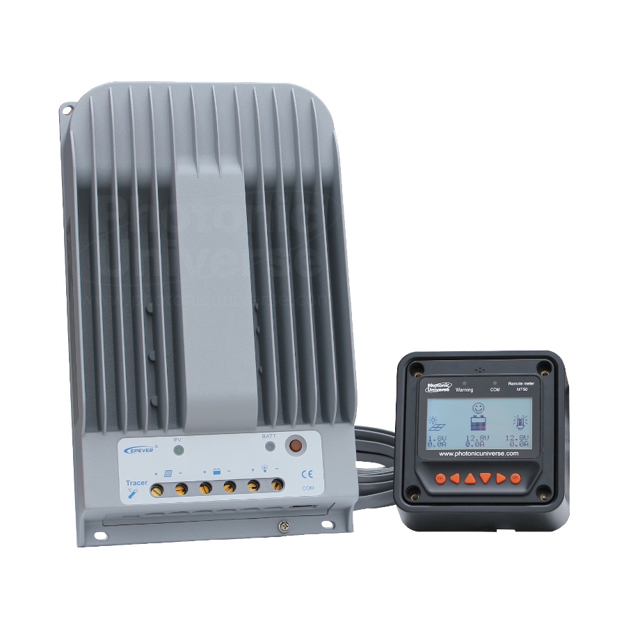 High efficiency 40A MPPT solar charge controller with LCD monitor for ...