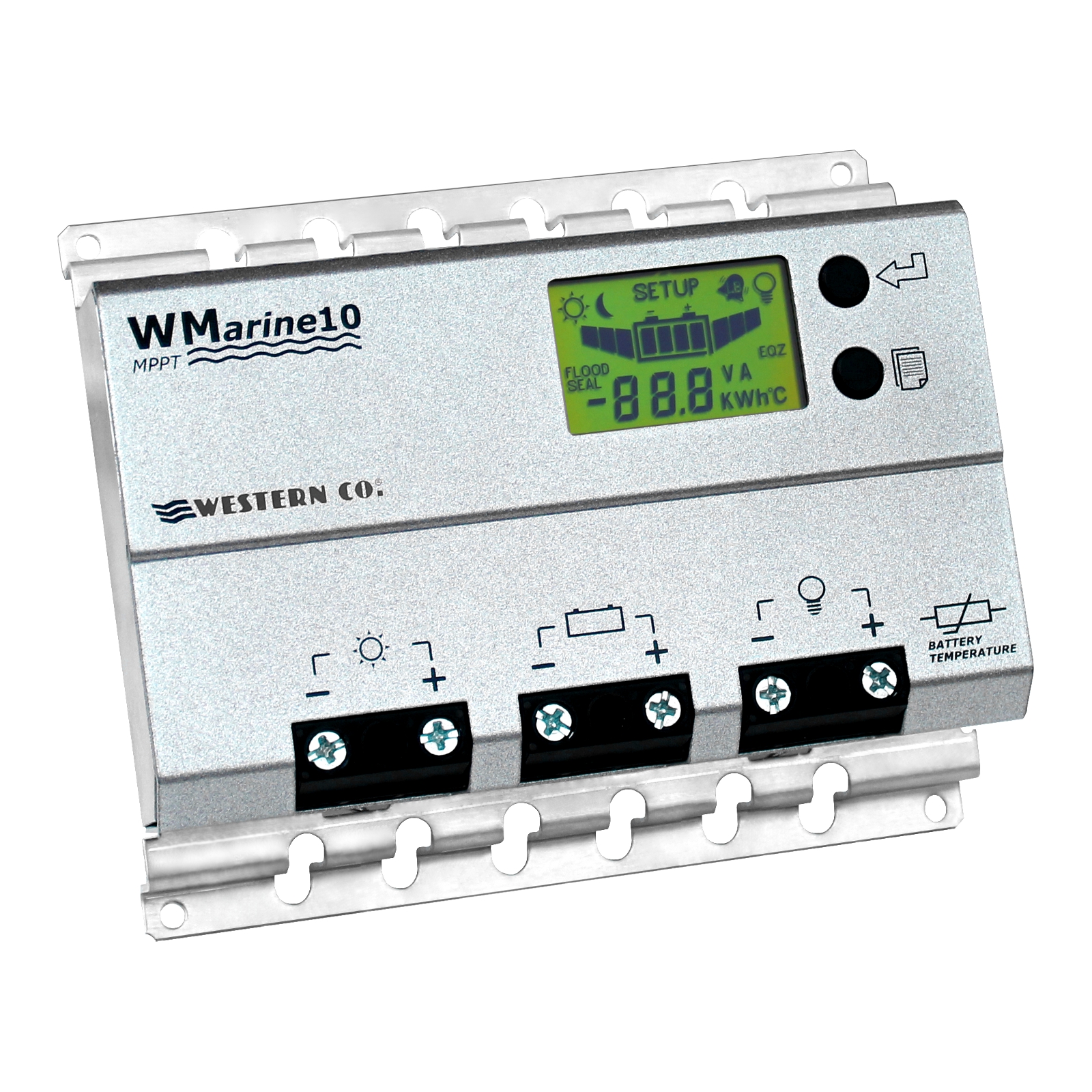 10A 12V/24V buck boost MPPT solar charge controller / regulator for ...